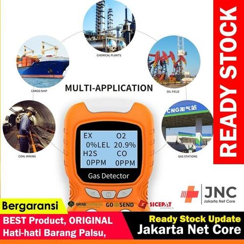 Jual NEW 4 IN1 MULTI GAS DETECTOR CO H2S O2 LEL TESTER ANALYZER OXYGEN ...