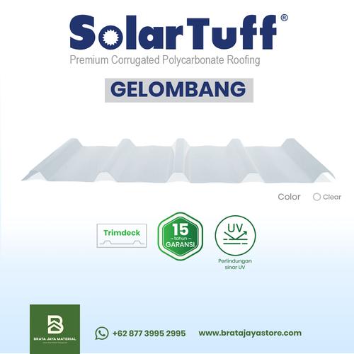 Jual Atap Polycarbonate Solartuff Trimdek Trimdeck 6mm Gelombang Solar ...