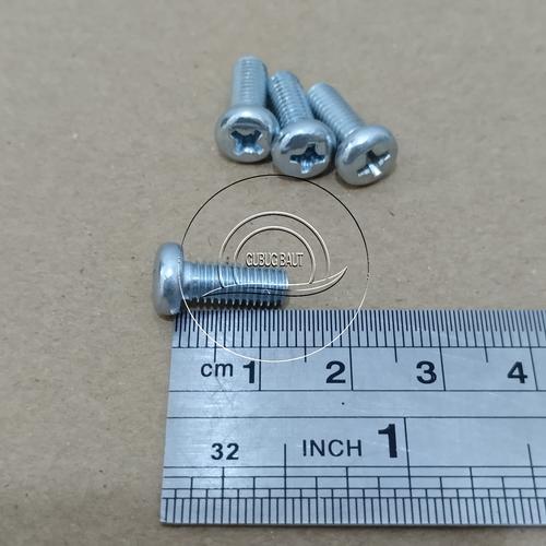 Jual BAUT JP M5 X 12 PAN HEAD SEKRUP M5X12 PANJANG 1,2CM 1,2 CM 5X12 5 X 12 MM 12MM OBENG PLUS ...