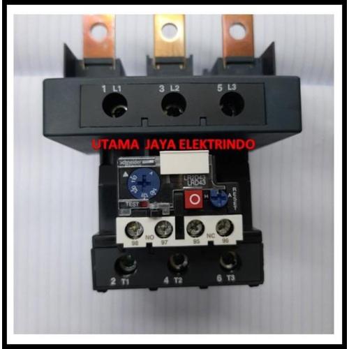 Jual OVERLOAD / THERMAL OVERLOAD RELAY SCHNEIDER LRD4369 ORIGINAL ...