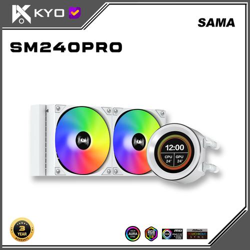 Promo KYO SAMA SM240PRO 2.8" inch ARGB AIO Liquid Cooling LCD DISPLAY ...
