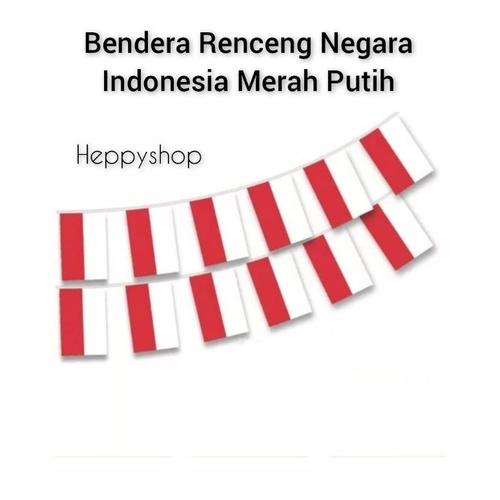 Jual [MERDEKA] Bendera Renceng Negara Indonesia Merah Putih 17 Agustus ...
