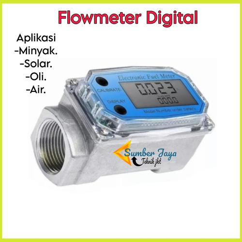 Jual Flow Meter Solar Digital Meteran BBM Digital / Digital Turbine 2 ...