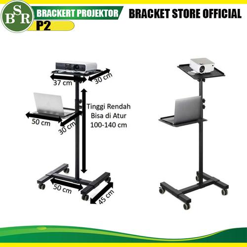 Jual Bracket Standing Tripod Projector Meja Proyektor, Stand Adjustable ...