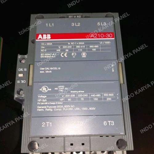 Jual KONTAKTOR ABB TIPE A210-30 220V 350A 3P - Jakarta Timur - Delta ...