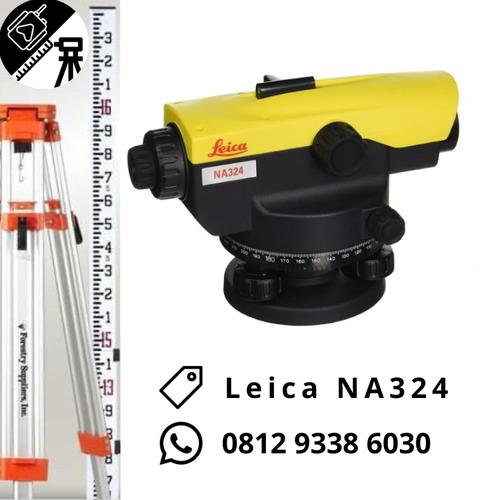 Jual Leica NA324 Auto level WP NA-324 NA300 Automatic Autolevel Tripod Rambu bak ukur Waterpass ...