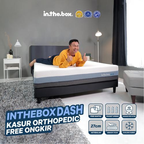 Promo Kasur Spring Bed Orthopedic IN THE BOX Dash - FREE Bantal ...
