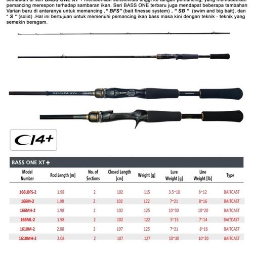 Jual Rod Shimano Bass One XT + 2023 - 166LBFS-2 - Kab. Hulu Sungai ...