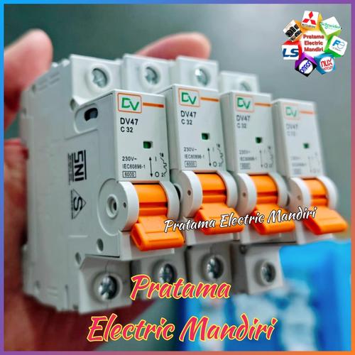 Jual DV MCB DV47 1P 1 KUTUB 230VAC 1P 2A 4A 6A 10A 16A 20A 25A 32A 6kA - 1P 10A - Jakarta Barat ...