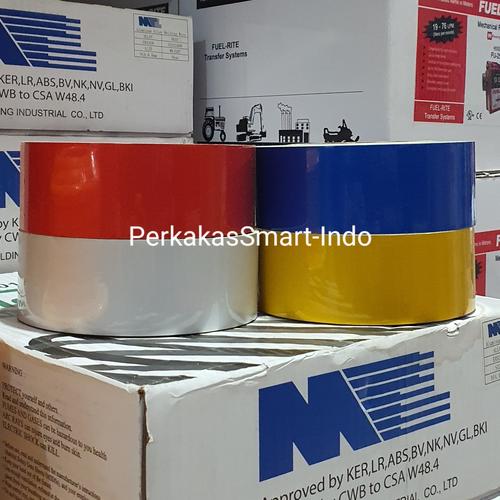Jual stiker reflective 5cm x 45 meter model 3m /sticker reflector ...