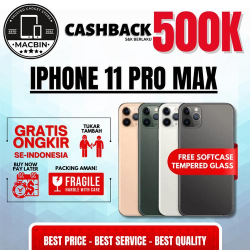Jual IBOX| iPhone 11 Pro Max 512GB 256GB 128GB 64GB Original Apple - FACE ID, 64GB - Kota ...