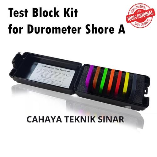 Jual Durometer Test Block Kit Shore A Hardness Tester Rubber Plastic ...