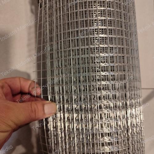 Jual Kawat Wire Mesh Galvanis 1mm x 12mm x 12mm kawat Ayam per 30meter ...