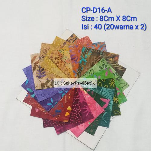 Jual kain perca batik size 8Cm X 8Cm CP-D16 - Kab. Sukoharjo ...