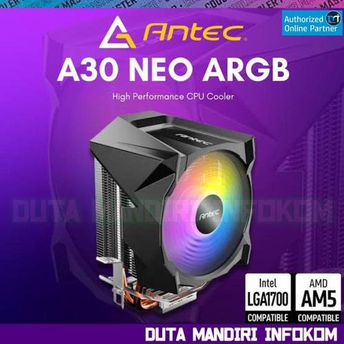 Jual Antec A30 Neo ARGB - 92mm High Performance Air CPU Cooler ...