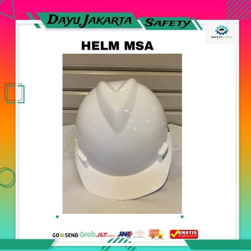 Jual Helm Safety MSA Full set/helm kerja proyek warna putih - SNI ...