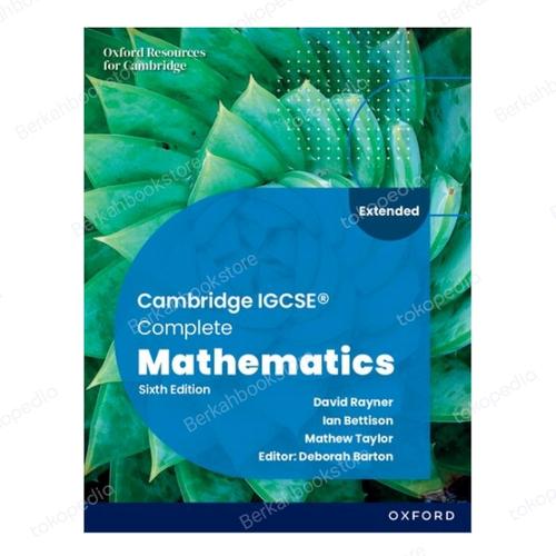 Jual Cambridge IGCSE Complete Mathematics Extended: Student Book ...