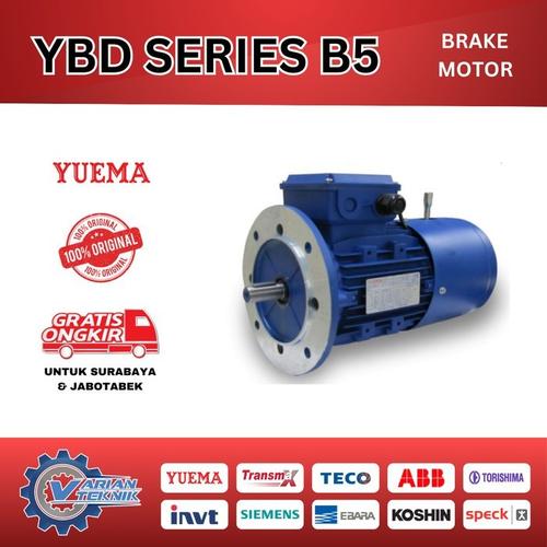 Jual Brake Motor YBD 1,5KW/2HP 4P/1500RPM B5 Flange Mounted Yuema Electric Motor - Jakarta Utara ...
