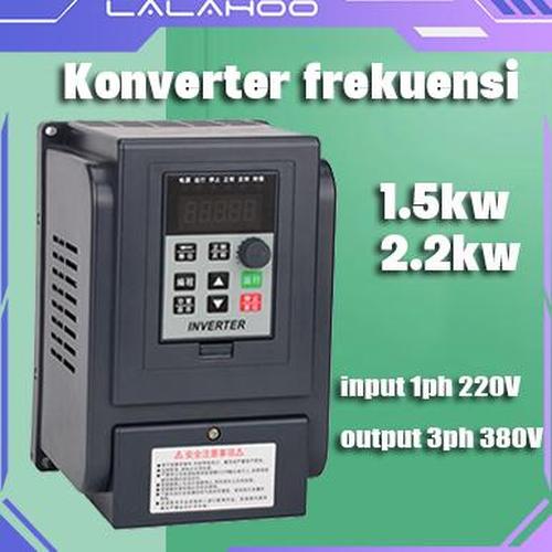 Jual Ready Inventer Frekuensi Converter VFD Konverter Inverter AT4 1.5kw/2.2kw input 1phase 220V ...