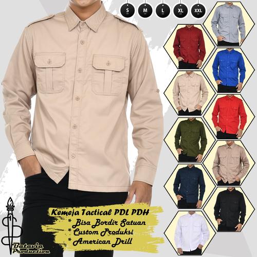 Jual BAJU KEMEJA PDL PDH TACTICAL SERAGAM KERJA KANTOR LAPANGAN GUNUNG ORGANISASI ASN LENGAN ...
