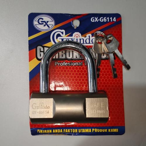 Jual Gembok Balok Silver 80mm / Gembok Bantal 80 mm + 3 Kunci - Jakarta ...