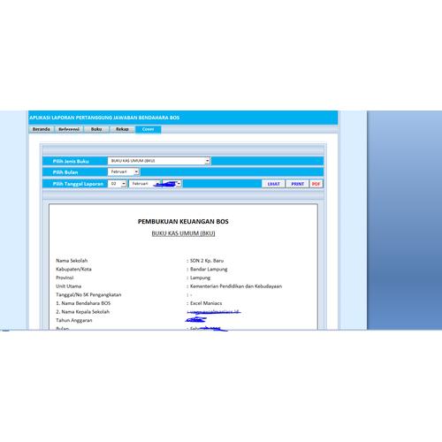 Jual Aplikasi Buku Kas Umum (BKU) excel - Jakarta Pusat - Software Raja ...