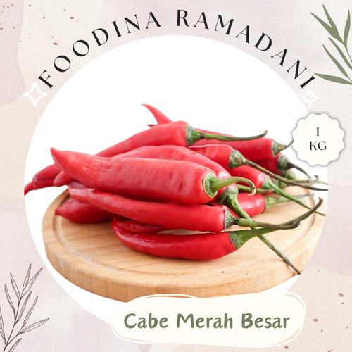 Jual CABE MERAH Besar TW - Red Chilli Fresh [ Berat 1.000gr ] Harga Per ...