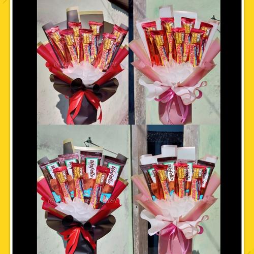 Jual bucket coklat / buket coklat / buket beng beng / bucket wisuda ...
