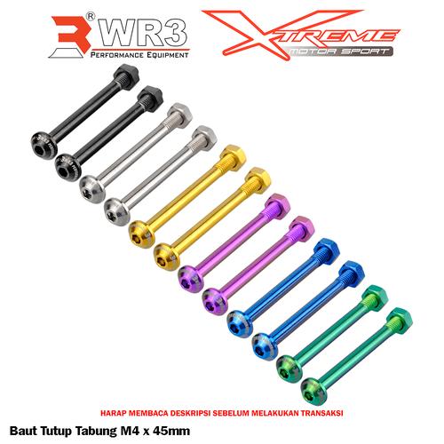Jual Baut Tutup Tabung WR3 Titanium Untuk Tabung WR3 & Brembo M4 x 45mm - Ungu - Jakarta Barat ...