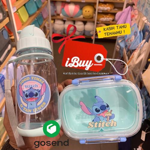 Jual iBuy Miniso 2in1 Disney Lilo Stitch Bento Lunch Box 380ml With ...
