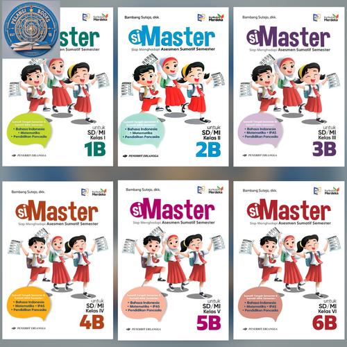 Jual BUKU SIMASTER SIAP MENGHADAPI ASESMEN SUMATIF SEMESTER 1B 2B 3B 4B ...