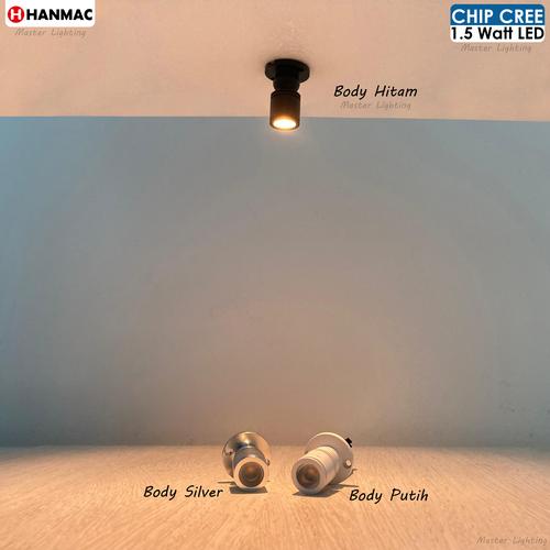 Jual L-801 lampu downlight led mini kecil 1w spotlight sorot puter arah ...