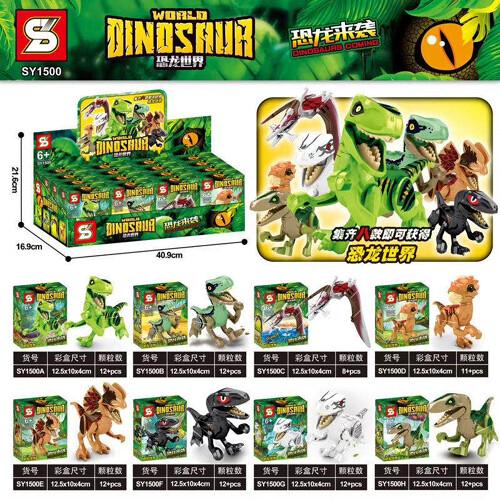 Promo SY 1500 Dinosaurus World Strike Series | DIY Brick Block Mainan ...