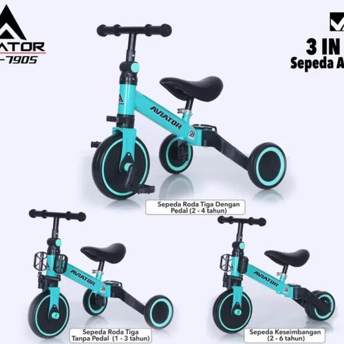 Jual Sepeda Keseimbangan Anak 3in1 Balance Bike - Putih - Jakarta Utara ...