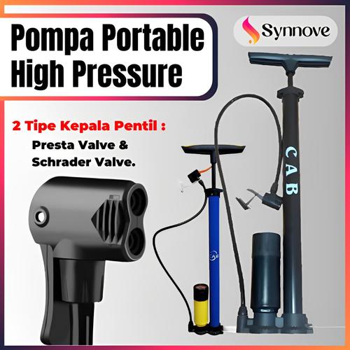 Promo Pompa Ban Motor High Pressure Pompa Angin Portable Pompa Ban ...