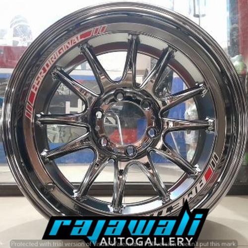 Jual VELG SAMLONG HSR AMETH RING 18 BLACK CHROME COCOK DI PAJERO ...