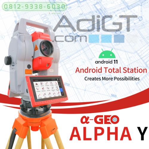 Jual Alpha Y Android Total Station Alpha Geo TS AlphaY aGeo Stakeout Road CAD Mapping Tower ...