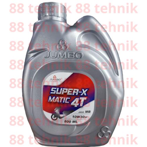 Jual OLI MESIN MATIC JUMBO SUPER X 4T 800ML / OLI JUMBO MESIN MATIC ...