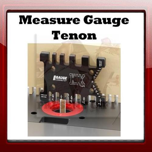 Jual Scale Measuring Card Gauge Tenon utk pengukur jarak Mata Router ...