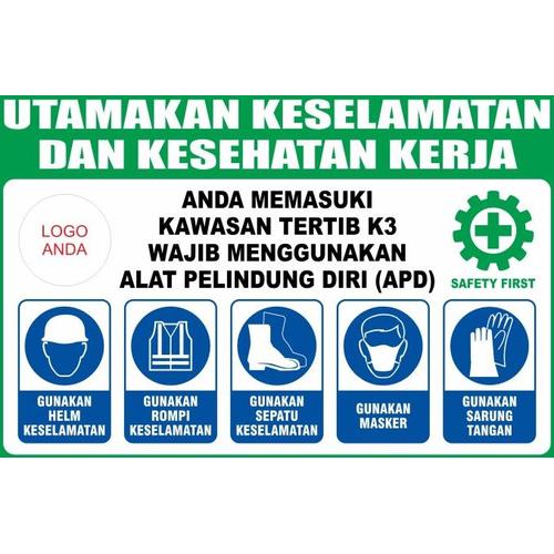Jual BANNER / SPANDUK K3 SAFETY UKURAN 3x2 HORIZONTAL - Jakarta Pusat ...