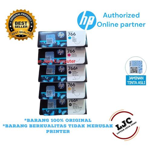 Jual TINTA HP PLOTER 766 BLACK DAN COLOR ORIGINAL 300ML - Jakarta ...