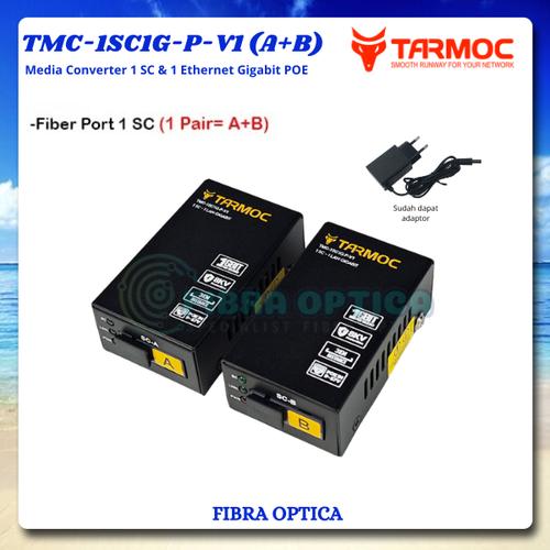 Jual Tarmoc TMC-1SC1G-P | 1 FO 1 LAN Gigabit POE IN 5-24V HTB GS-03 A+B - Jakarta Utara - Fibra ...
