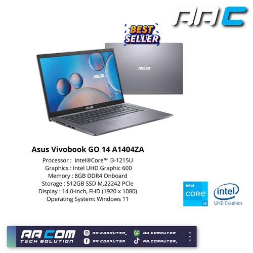 Jual ASUS VIVOBOOK GO 14 A1404ZA / I3-1215U/ Ram 8GB/ 512SSD/ W11+OHS ...