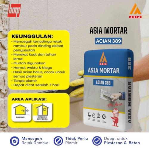 Jual Asia Mortar Acian 389. Solusi Dinding Anti Retak Rambut ! TERMURAH ...