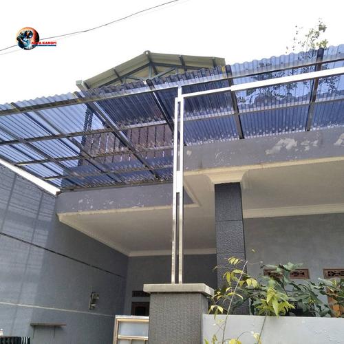Jual Kanopi minimalis solartuff rangka stainless steel bandung cimahi ...