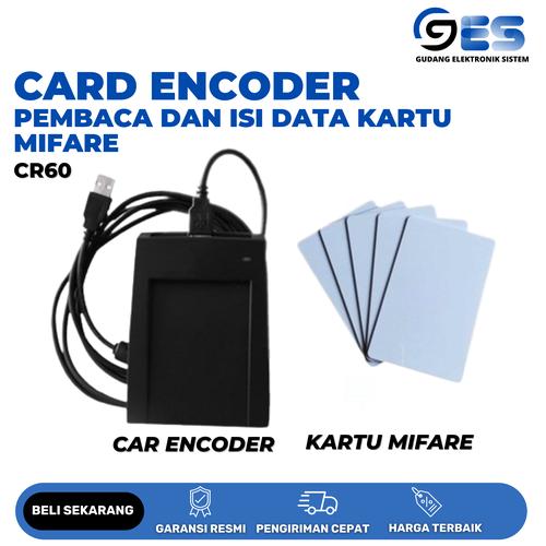 Jual Card Encoder Mifare READER RFID Pembaca Kartu Pintu Kamar CR60 ...