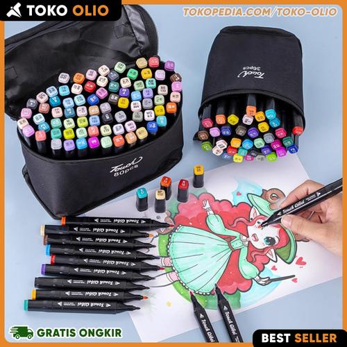 Promo Spidol Stabilo 2 Sisi 120 Warna Dual Side Lukis Sketsa Art Marker ...