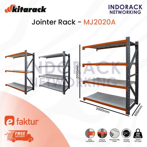Promo KITARACK Light Duty Abu Series Jointer Rack Rak Gudang 2000 x 600 ...