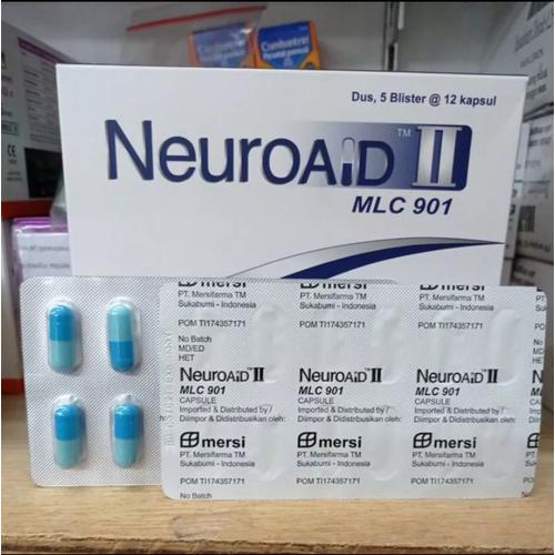 Jual neuroaid II mlc 901 - 1 strip 12 capsul - Jakarta Timur ...