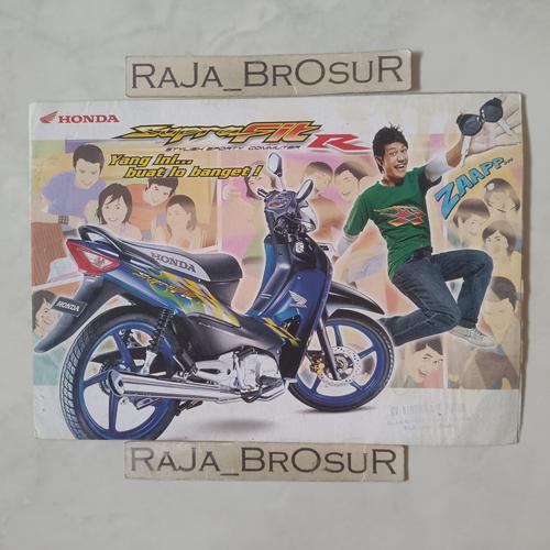 Jual Poster brosur katalog leaflet jadul lawas Honda Supra Fit R 2006 ...